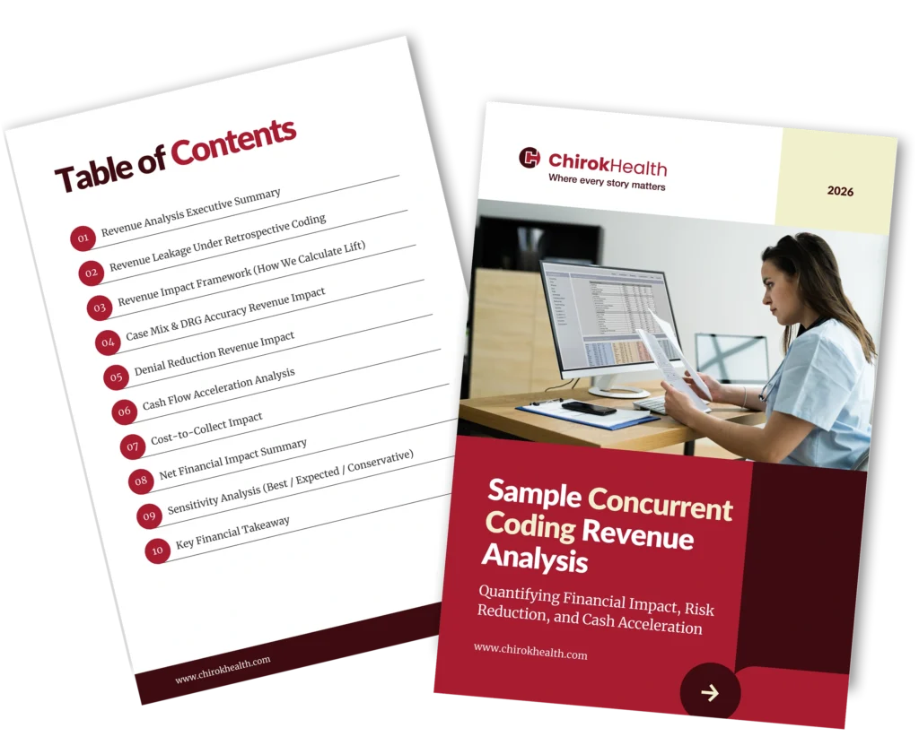 Concurrent Coding Revenue Analysis for Healthcare Organizations